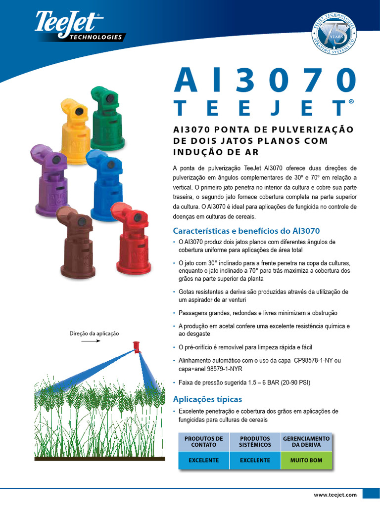 A I 3 0 7 0 Teejet 1 | PDF | Pressão