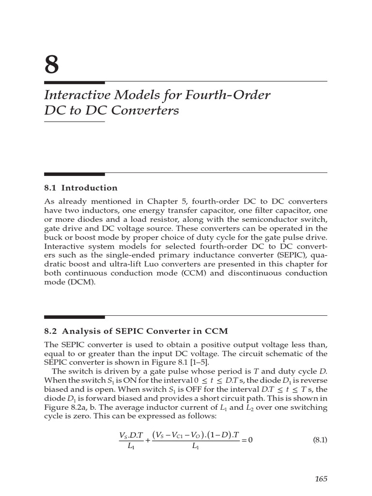 Fourth-Order DC-DC Converter Models | PDF | Computer Engineering ...
