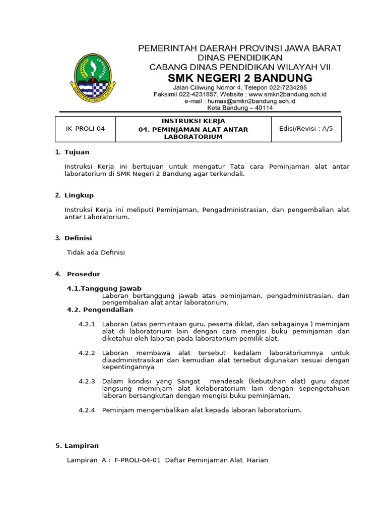 Ik04 - Peminjaman Alat | PDF