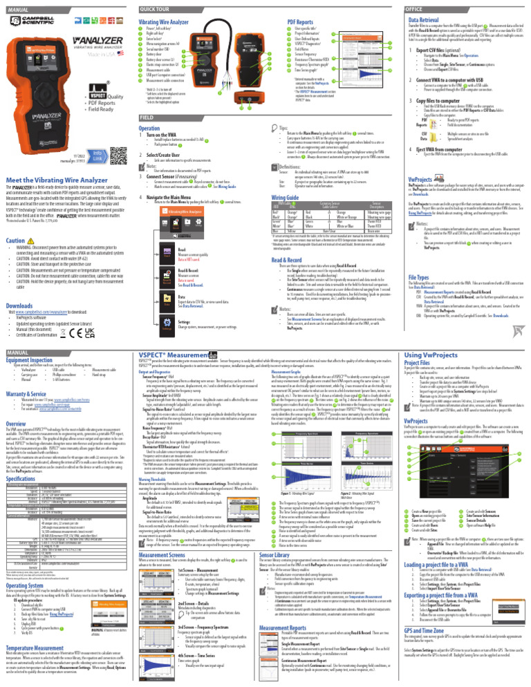 Vibrating Wire Analyzer | PDF | Signal To Noise Ratio | Computer File