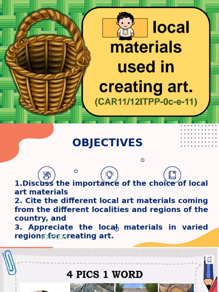 Local Materials in Creating Arts1 | PDF | Coconut