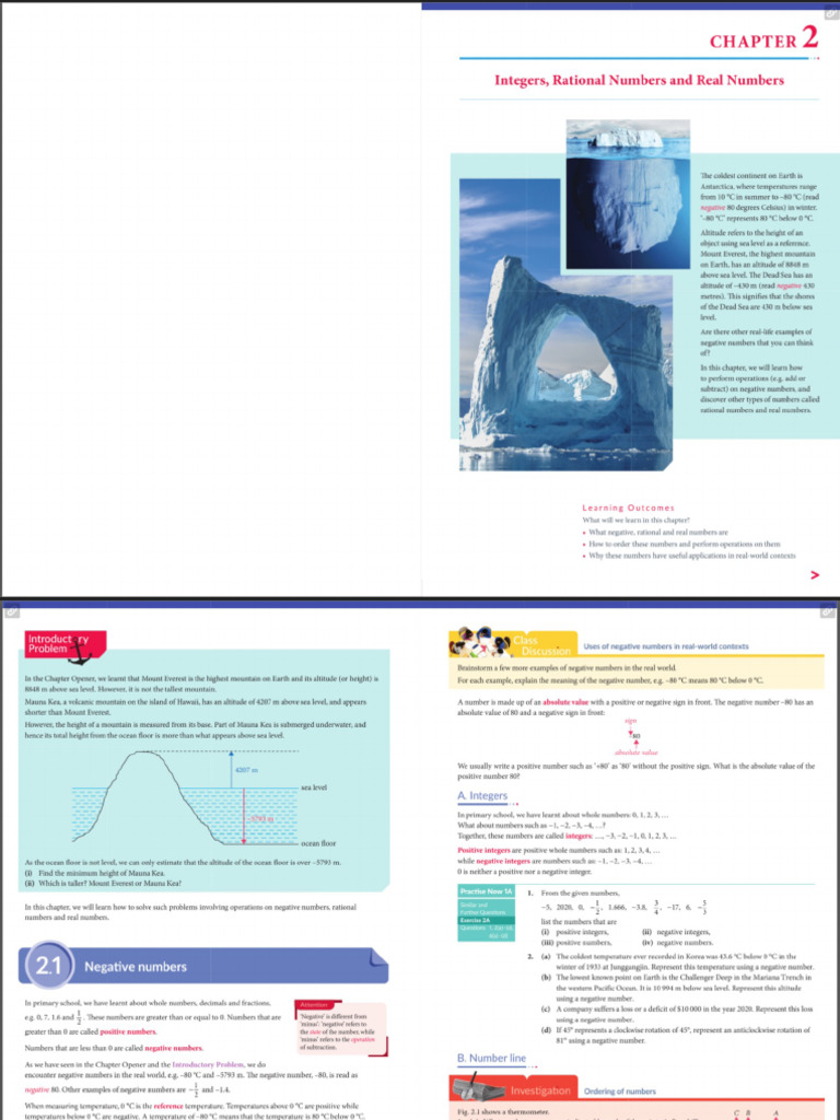 Think! Mathematics 1A Textbook Chapter 02 | PDF