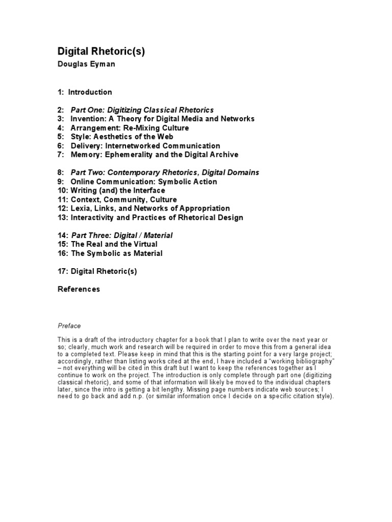 Digitizing Classical Rhetorics | PDF | Rhetoric | Sophism