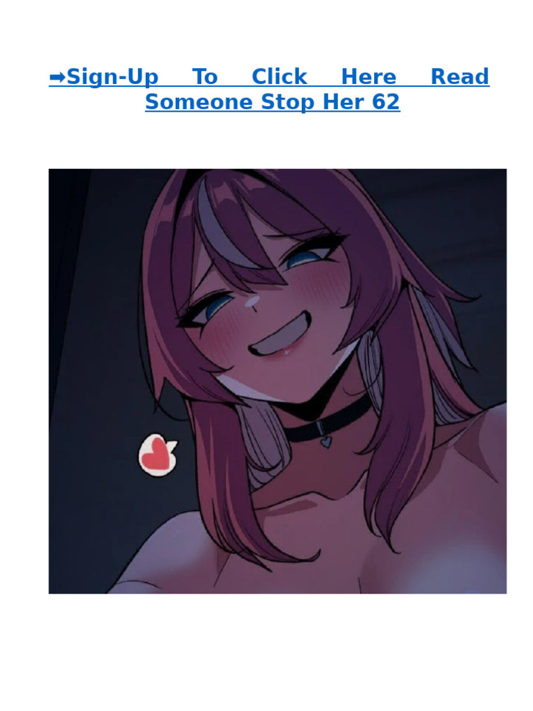 Someone Stop Her 62 Chapter Raw Manhwa (Read Now) in English | PDF