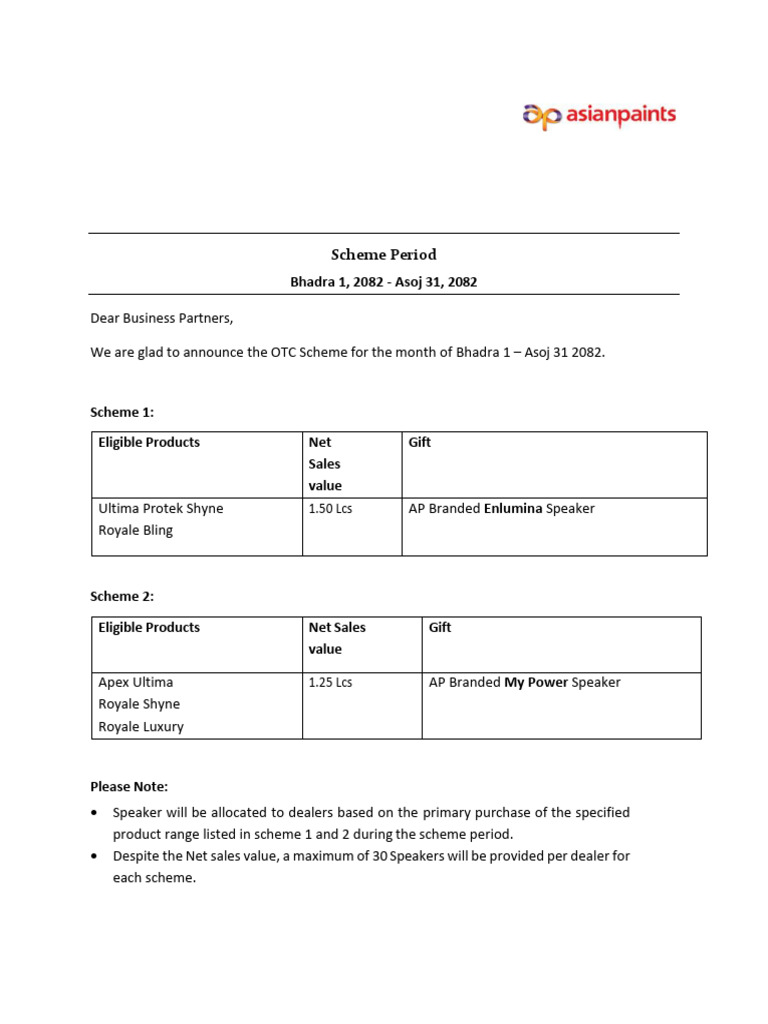 Bhadra-Asoj 2082 Festive Offer Details | PDF