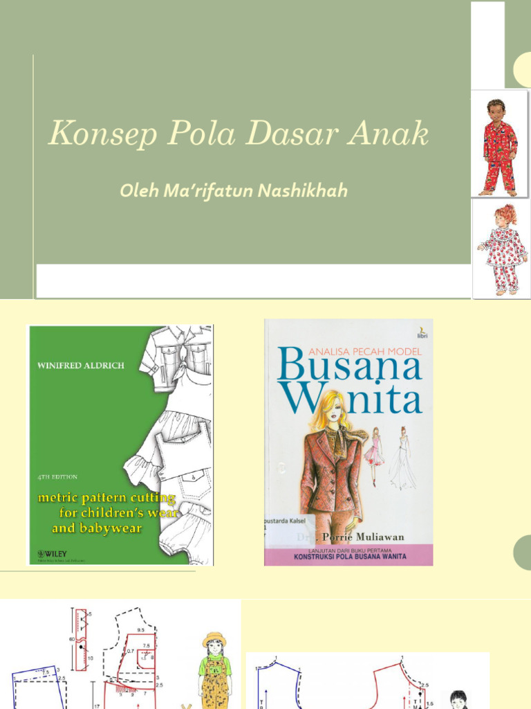 Panduan Pola Dasar Busana Anak | PDF