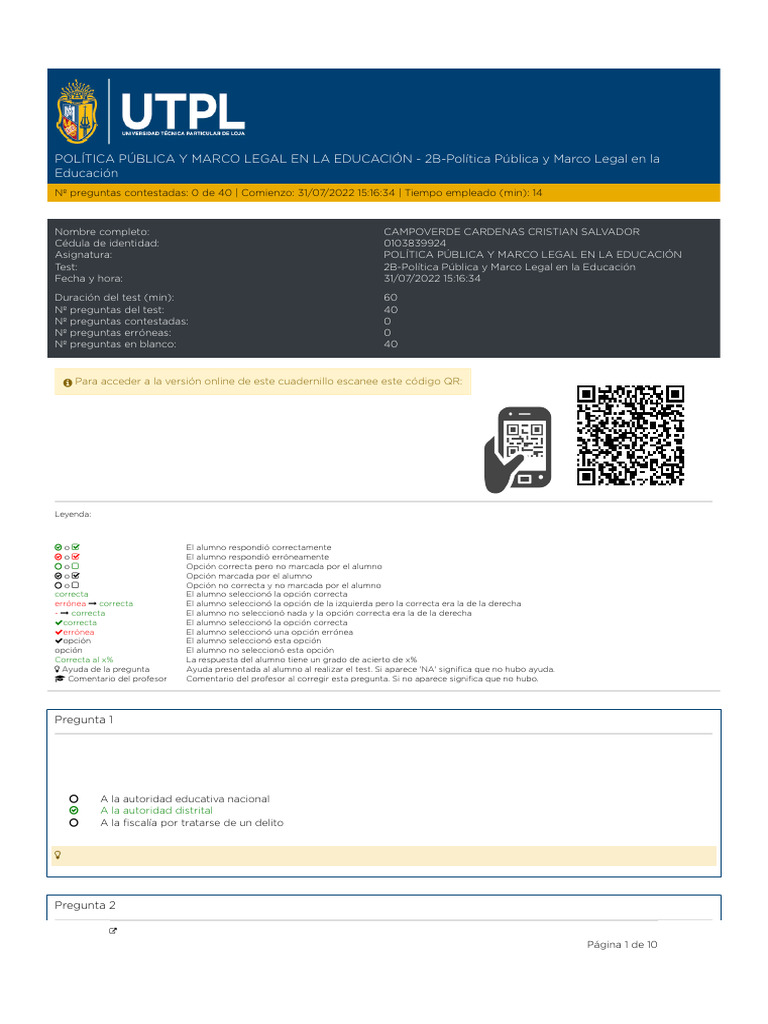 Notebook | PDF | Maestros | Institución