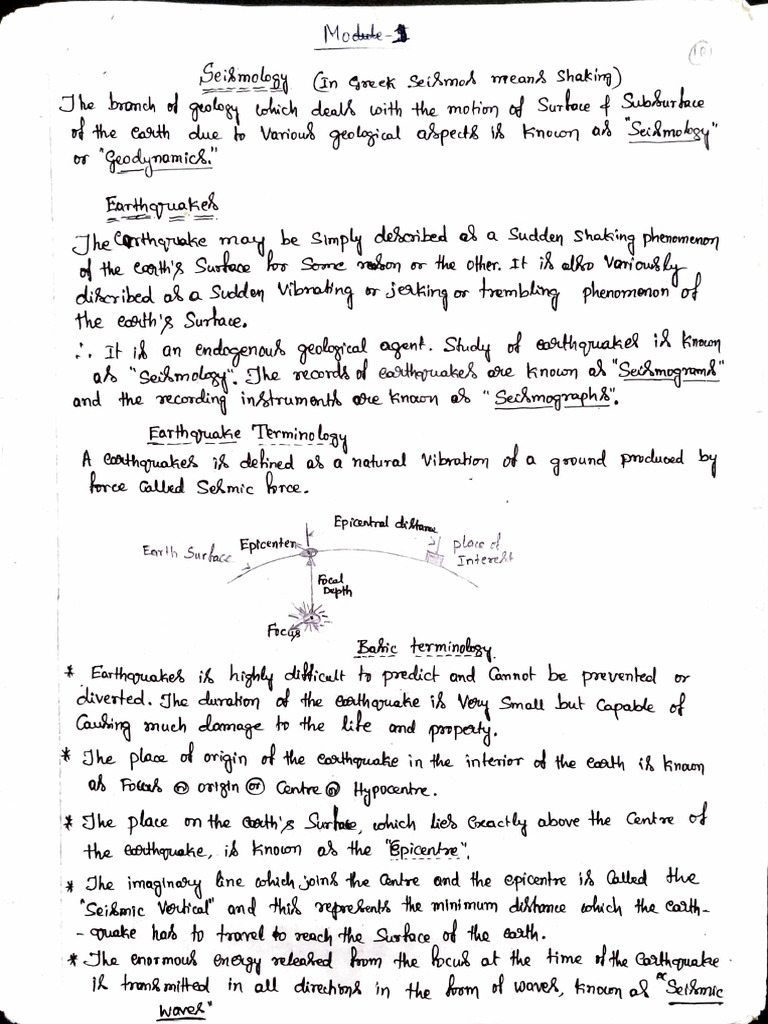 Geology 1st Module | PDF