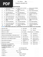 Flyers Practice Test - Reading & Writing | PDF