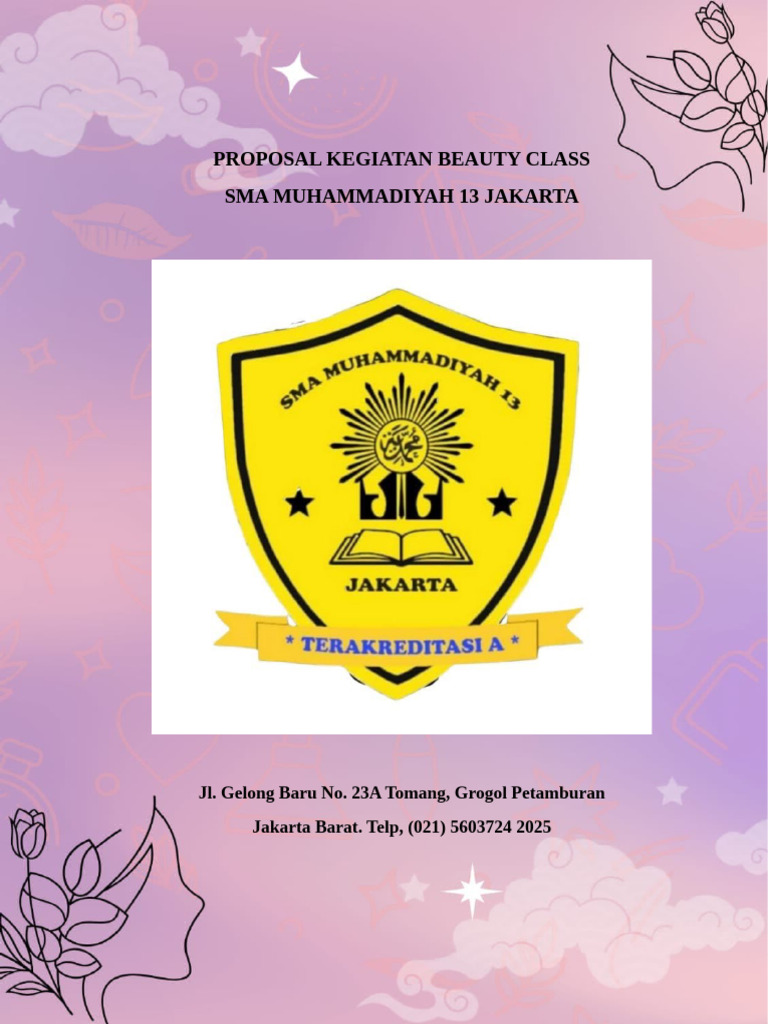 Proposal Beauty Class SMA Muhammadiyah | PDF