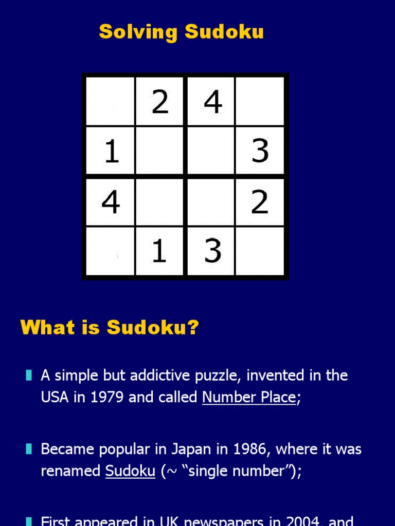 Sudoku Pdf Matrix Mathematics Algorithms And Data Structures