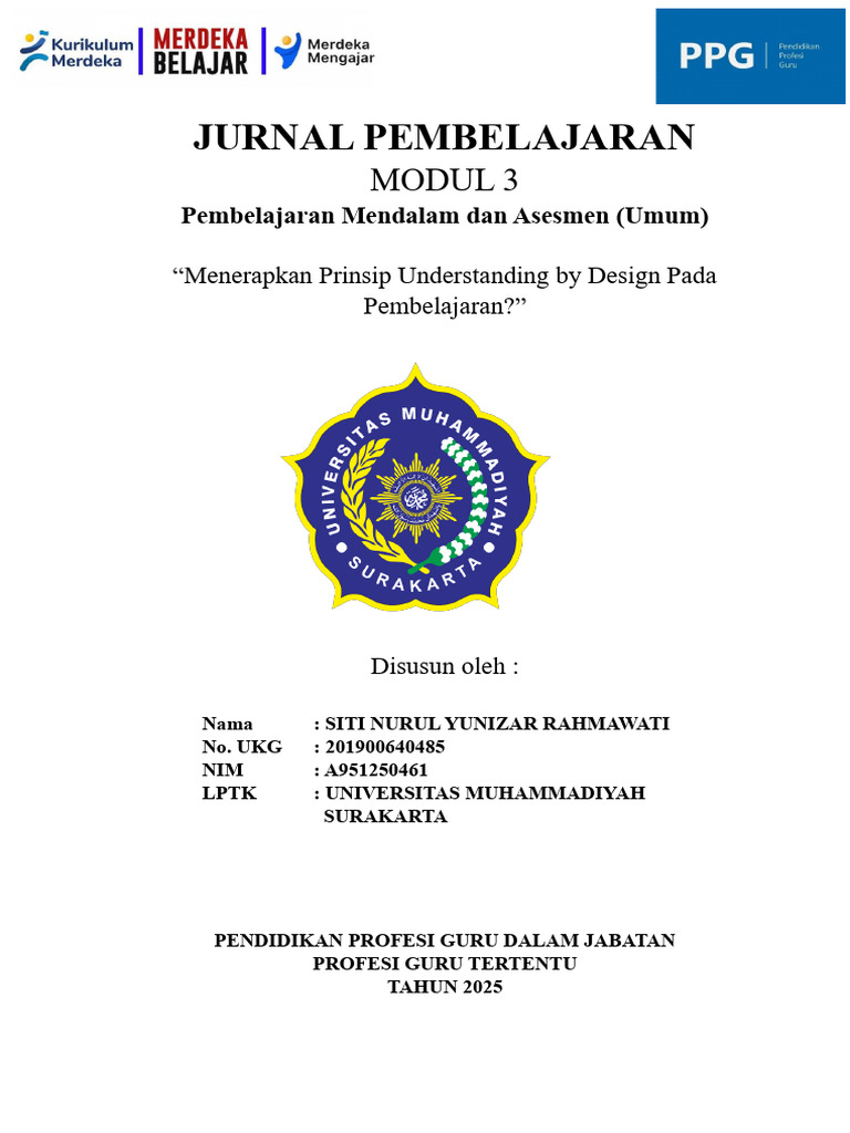 Menerapkan Prinsip Understanding by Design Pada Pembelajaran | PDF
