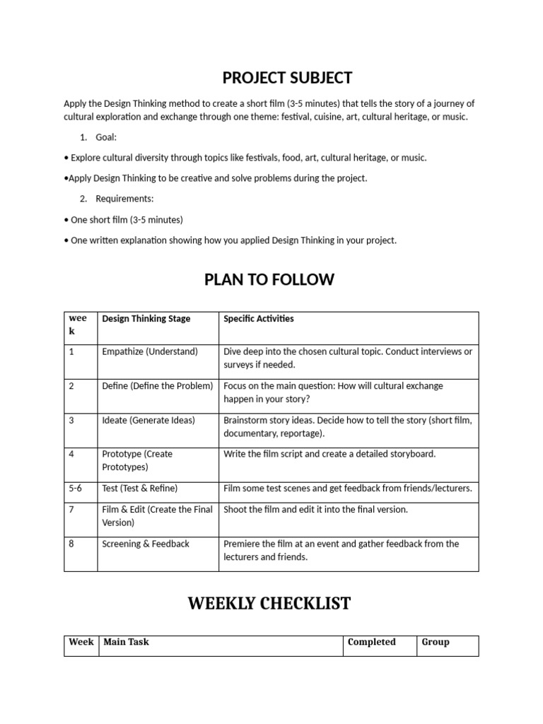 Project Subject | PDF