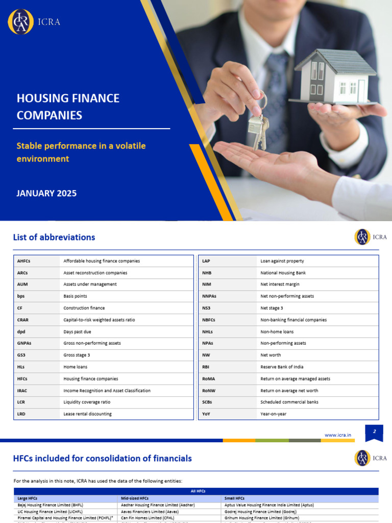 SH-2025-Q1-1-ICRA-Housing Finance Companies | PDF | Business ...