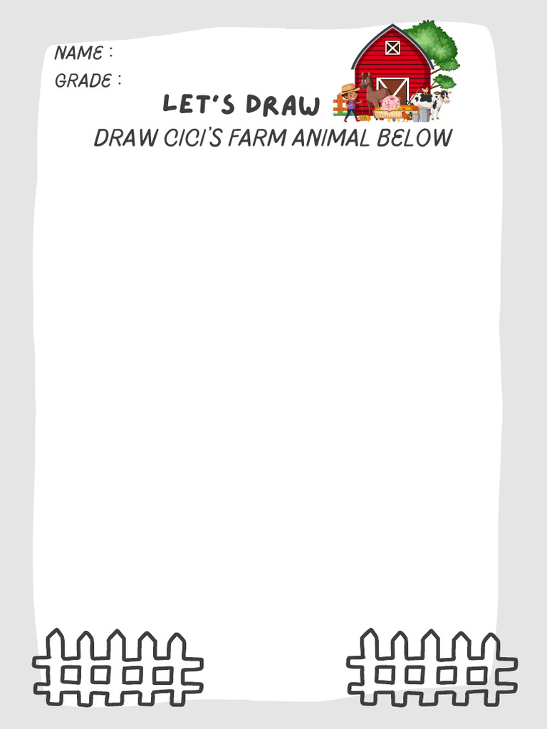 Draw Your Dream House Activity Printable Worksheet | PDF