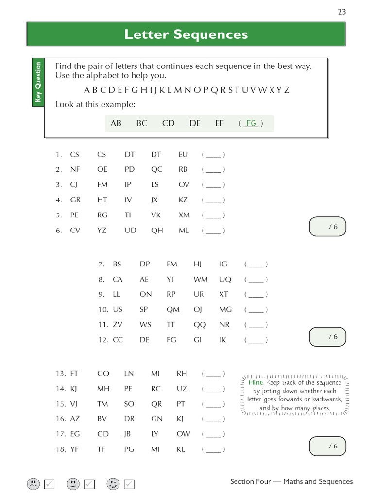 Letter Sequences2 | PDF