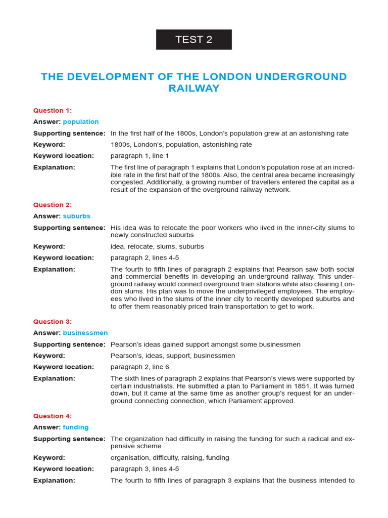 Development of the London Underground | PDF | Rail Transport | Transport