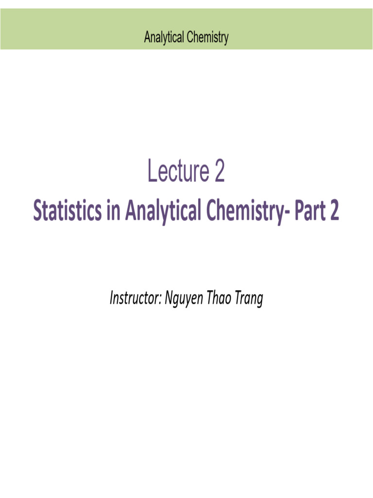 Lecture 2-Data Analysis - Part 2 | PDF | F Test | Statistics