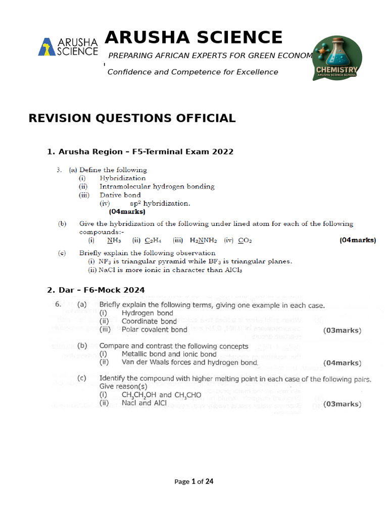 Revision Questions II | PDF