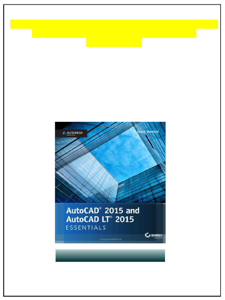 AutoCAD 2015 and AutoCAD LT 2015 Essentials Autodesk Official Press 1st ...