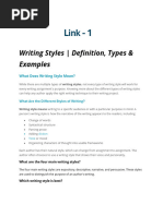 60 Words to Describe Writing Styles | PDF | Writing | Human Communication