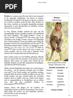Primate Chart | PDF | Monkey | Ape