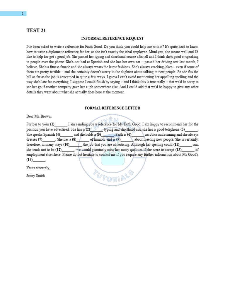 Register Cloze (Formal-Informal) Part 2 | PDF
