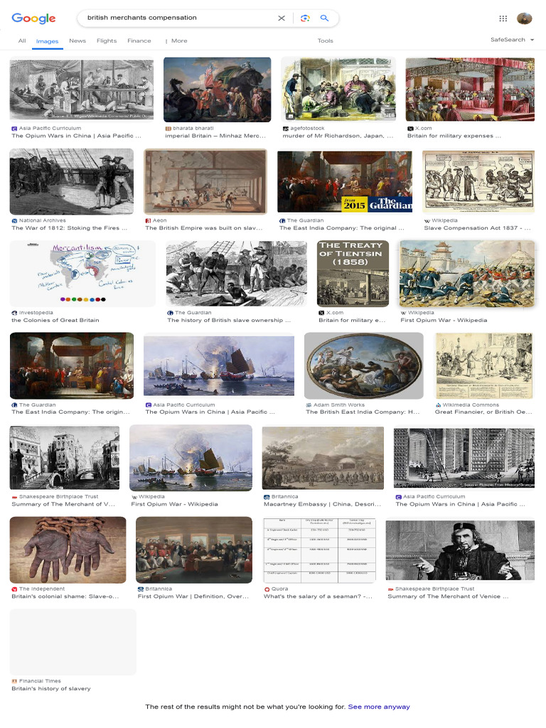 British Merchants Compensation - Google Search | PDF