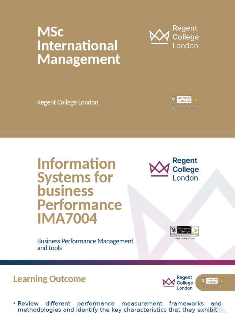 0W-Business Performance Management and Tools | PDF | Performance ...