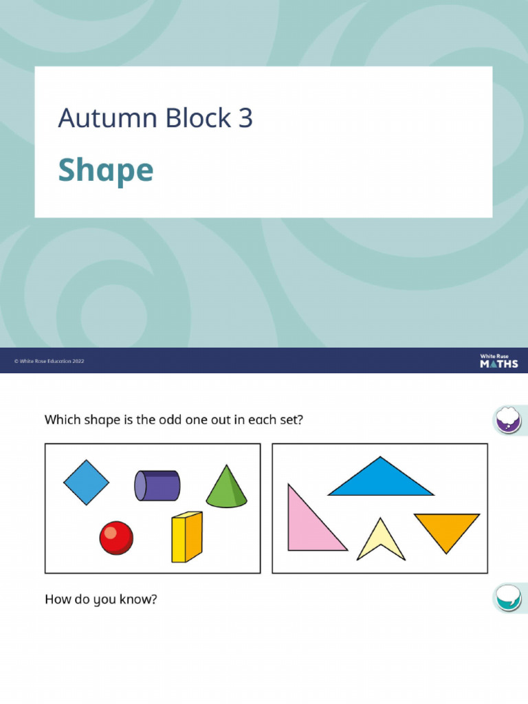 Y2 Autumn B3 Reasoning and Problem Solving 2022 | PDF