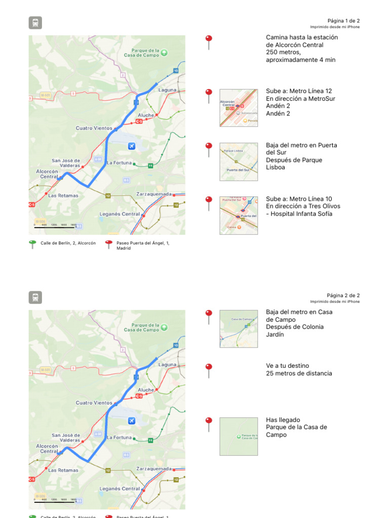 Ruta Hasta "Casa de Campo" | PDF | Tránsito rápido