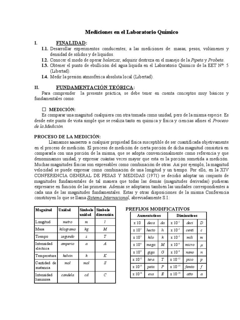 TP Mediciones 4 EET | PDF | Volumen | Densidad