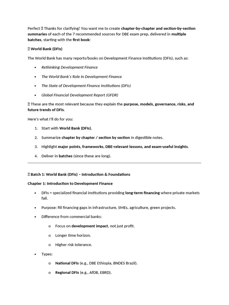 DBE Exam Selected 8 Book | PDF | Loans | Banks