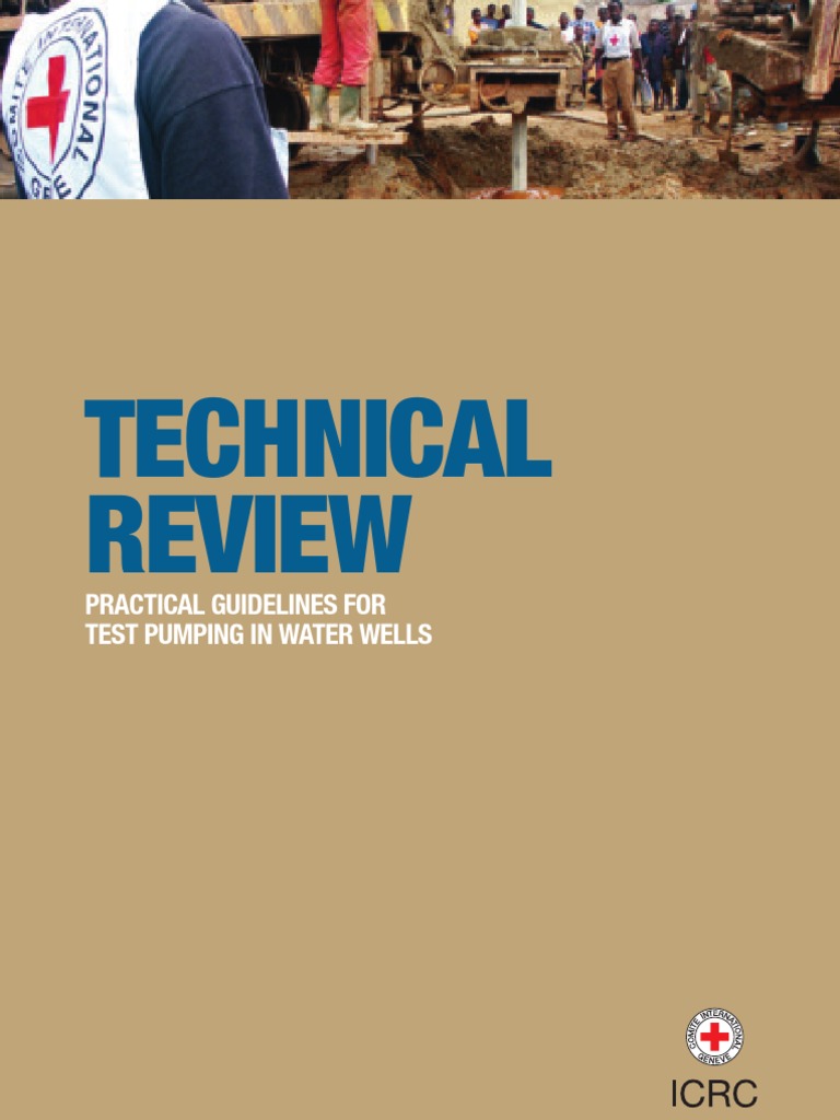 Techncial Review - Practical Guidelines For Test Pumping in Water Wells ...