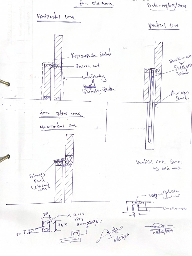 Expansion Joint Treatment New Drawing | PDF