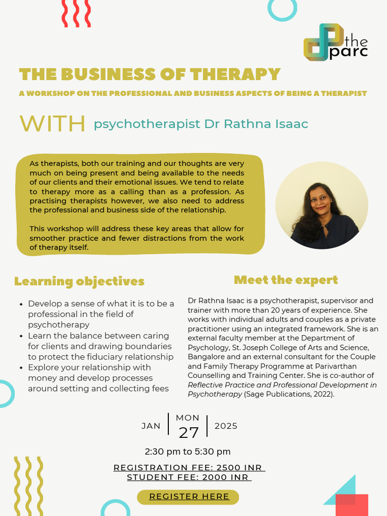 The Business of Therapy With Rathna Isaac | PDF