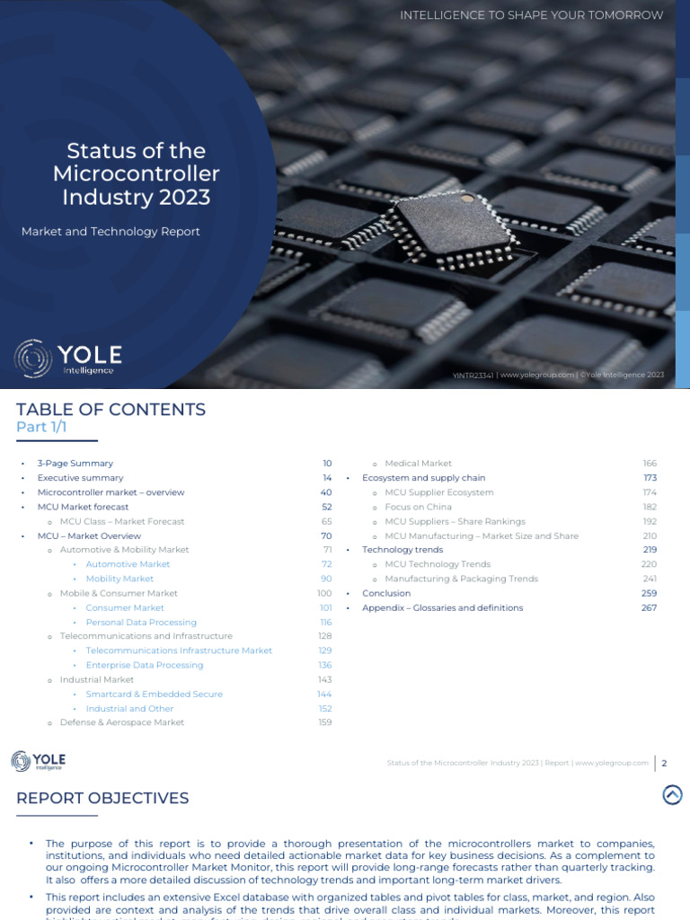 YINTR23341-Status of The Microcontroller Industry 2023 | PDF ...