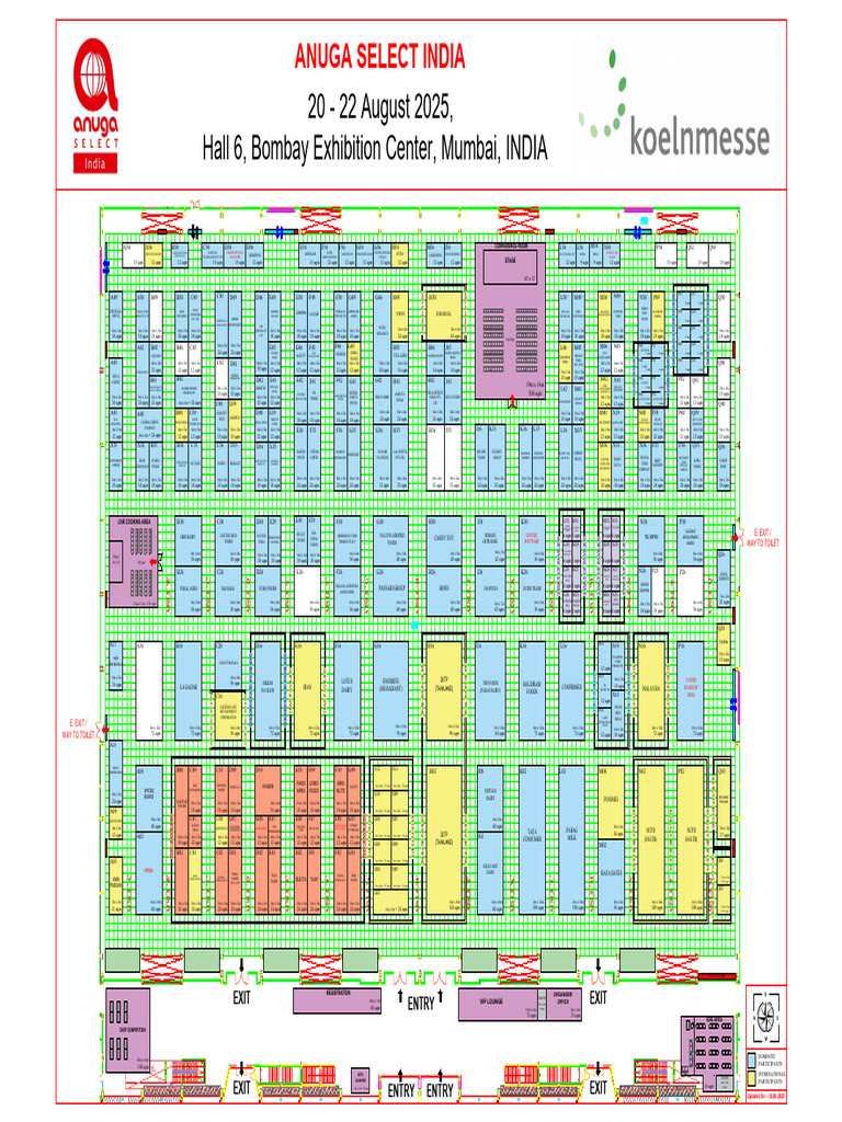 2025.06.30 - Anuga Select India 2025 - Hall 6, Nesco - With Grid | PDF ...