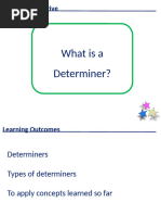 Class 9 Determiners Worksheet | PDF
