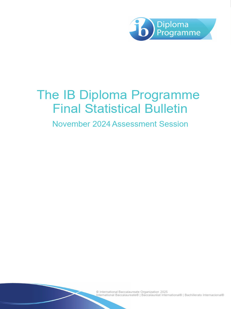 DP Final Statistical Bulletin November 2024 en | PDF | Secondary ...