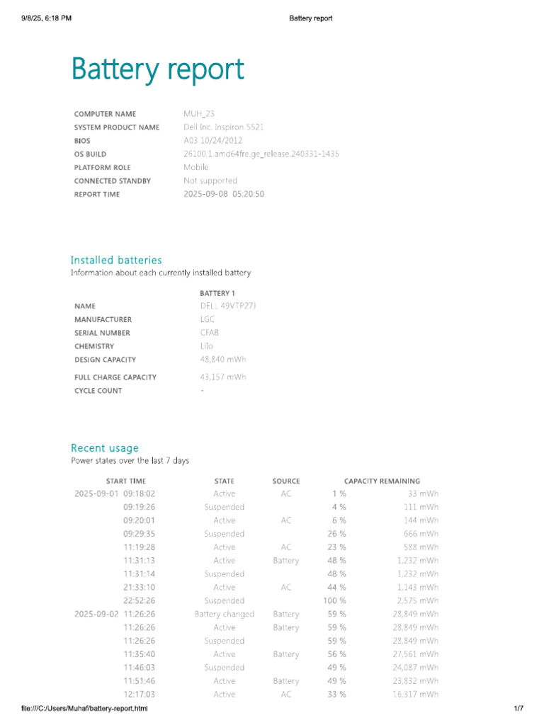 Battery | PDF