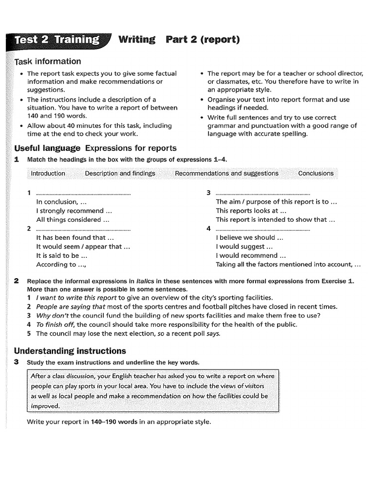 How To Write A Report | PDF