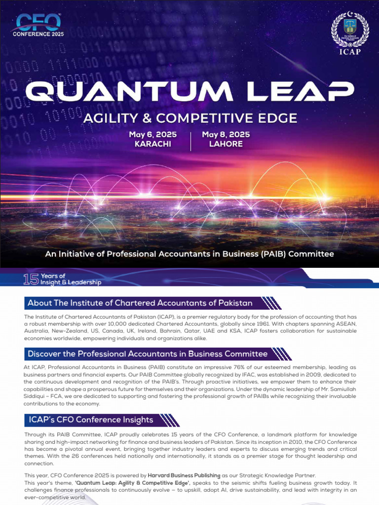 CFO Conference 2025: Insights & Themes | PDF | Pakistan | Sustainability