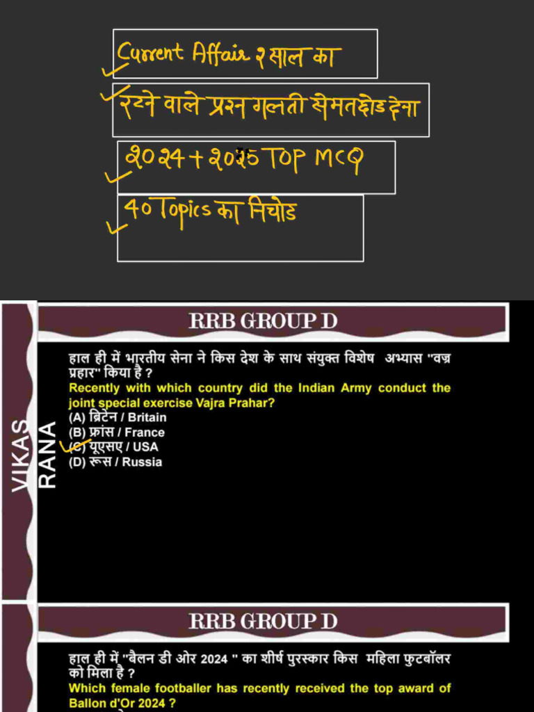Current Affair Class PDF | PDF