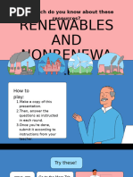 Renewable vs Nonrenewable Resources Quiz | PDF | Fuels | Energy Development