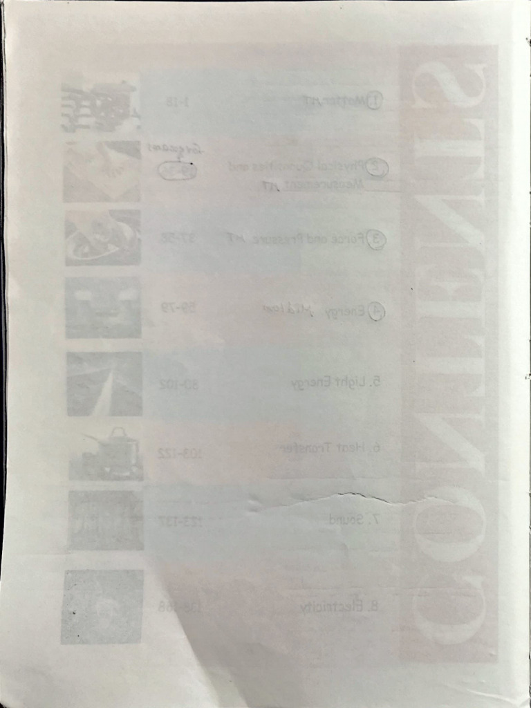 Physics Mid Term Text Book Portions | PDF