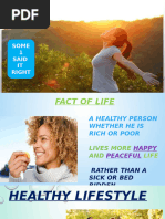 Healthy Lifestyle and Habits Comprehension | PDF