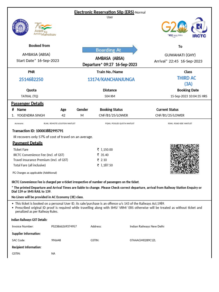 Absa To Ghy New Yogendra | PDF | Transport | Public Transport