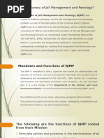 BJMP Welfare and Development Programs | PDF | Prison | Disability