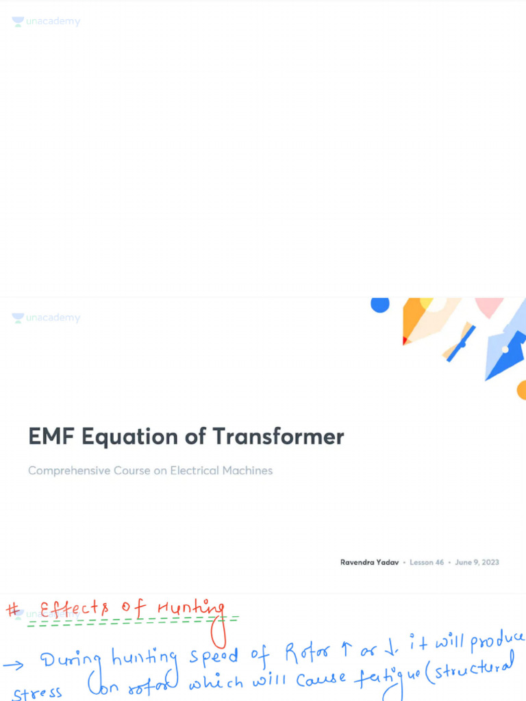 EMF Equation of Transformer With Anno 1756919637143 | PDF
